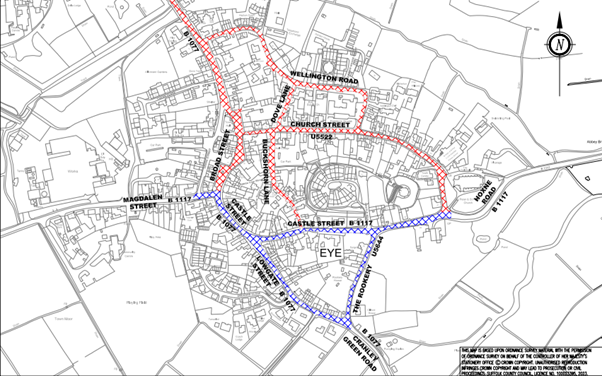 Eye Experimental Traffic Regulation Order (ETRO) consultation - Suffolk ...