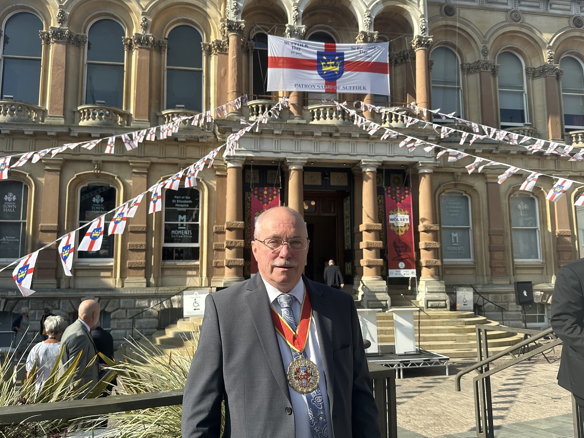 It's my great pleasure to become chairman of Suffolk County Council ...