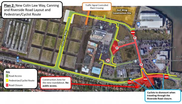 Changes to road layout near Gull Wing site as Colin Law Way opens and ...